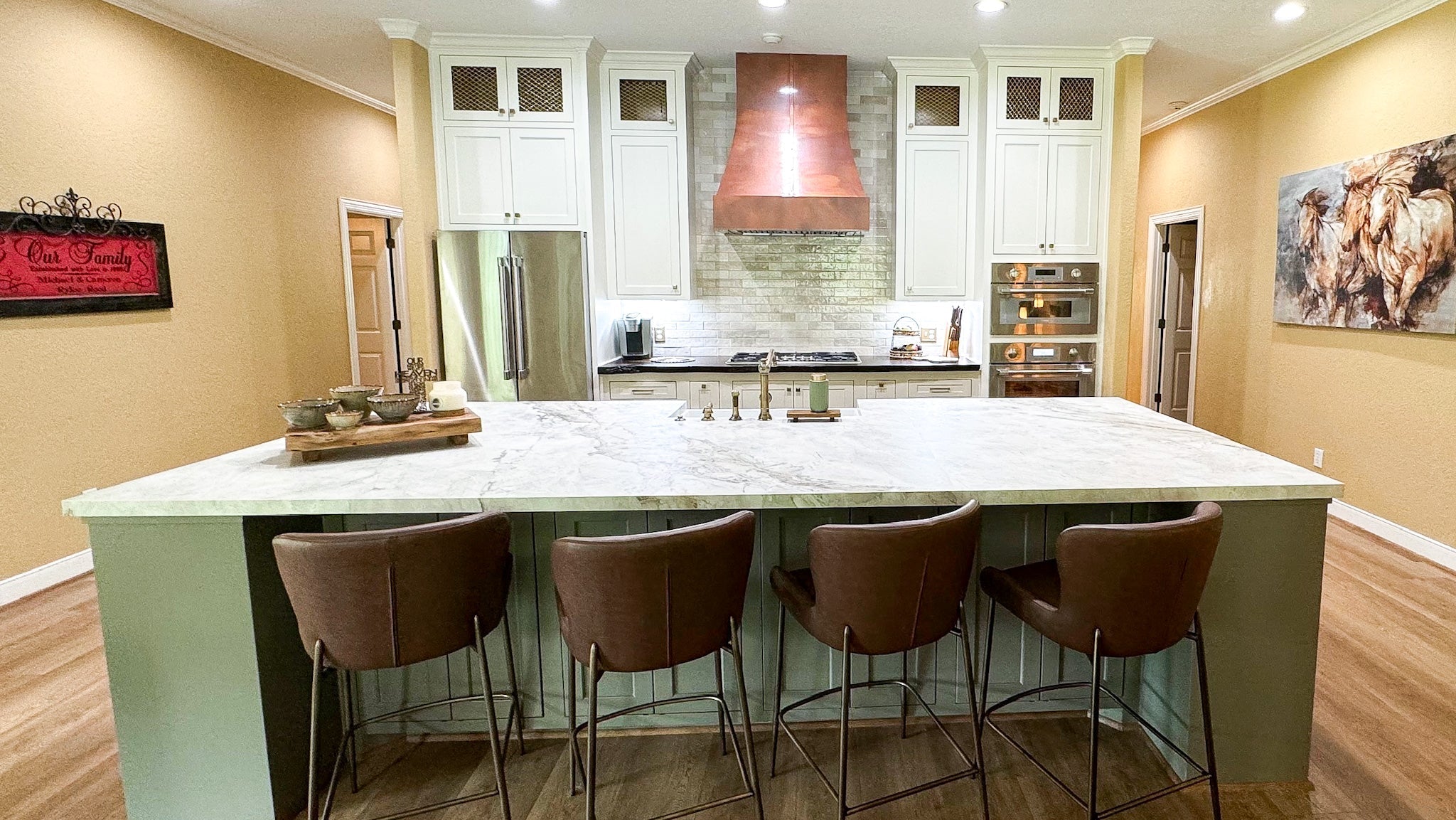 Built For The Lake: Pecan Countertops & Copper Touches – Tin Roof ...