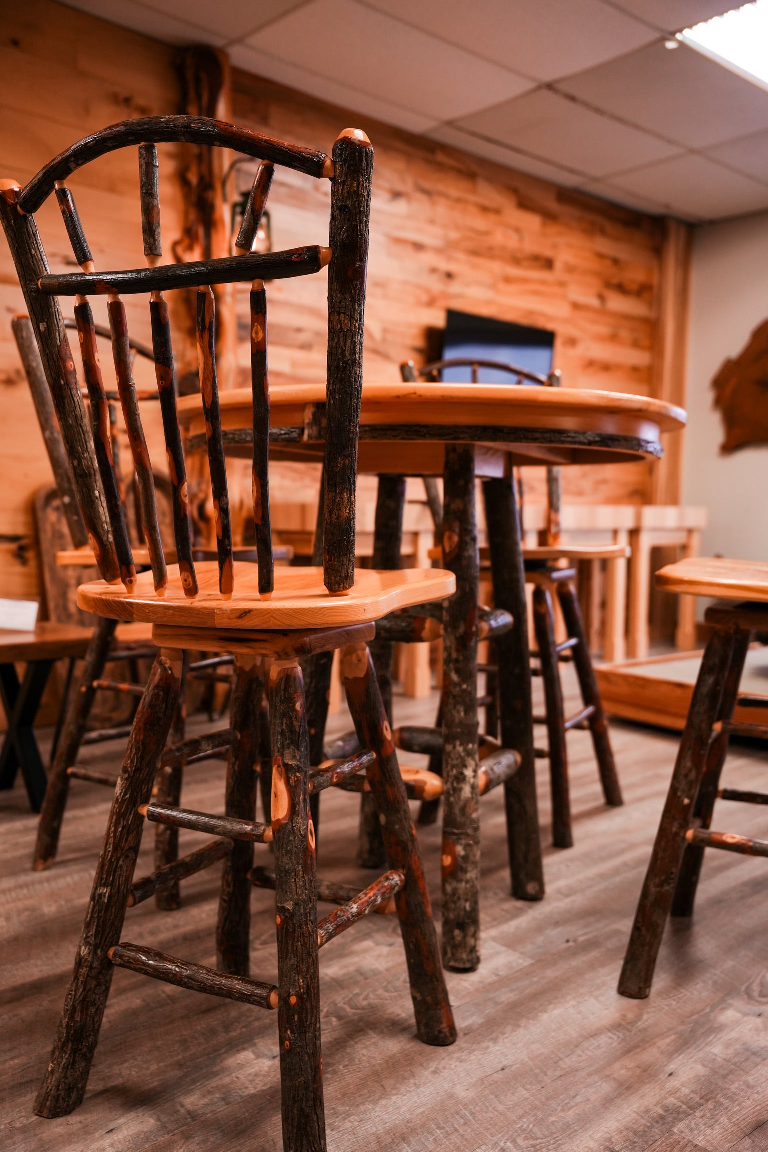 Rustic High Top Chairs – Tin Roof Kitchen & Home